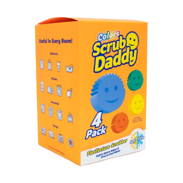 Scrub Daddy Colours-Bulk Pack (4) - Bristles & Boxes Online Store